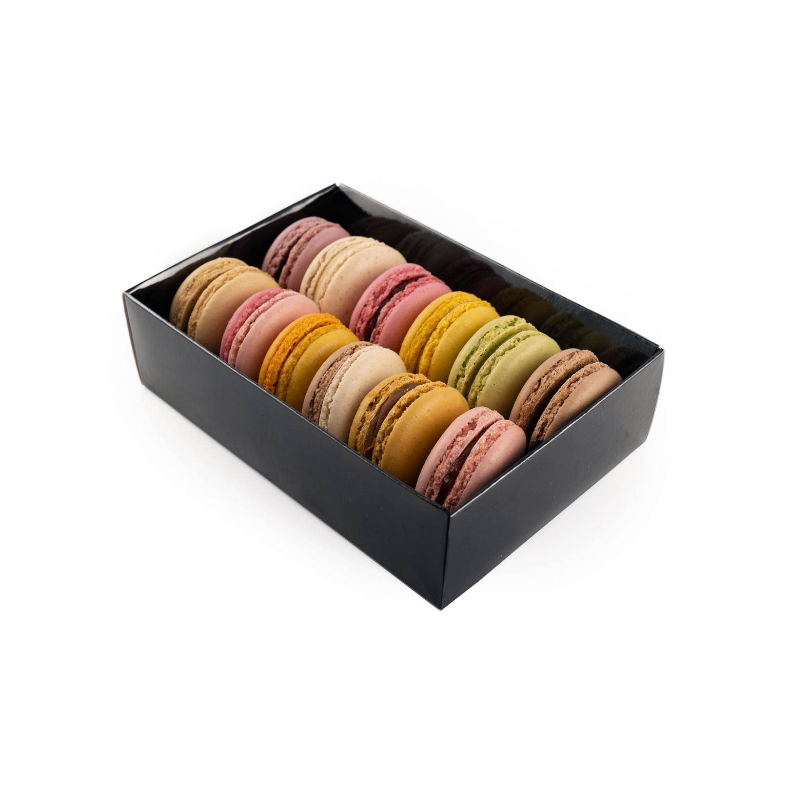 Coffret 12 macarons - Pâtisserie Chocolaterie - VK Évènements Cakes